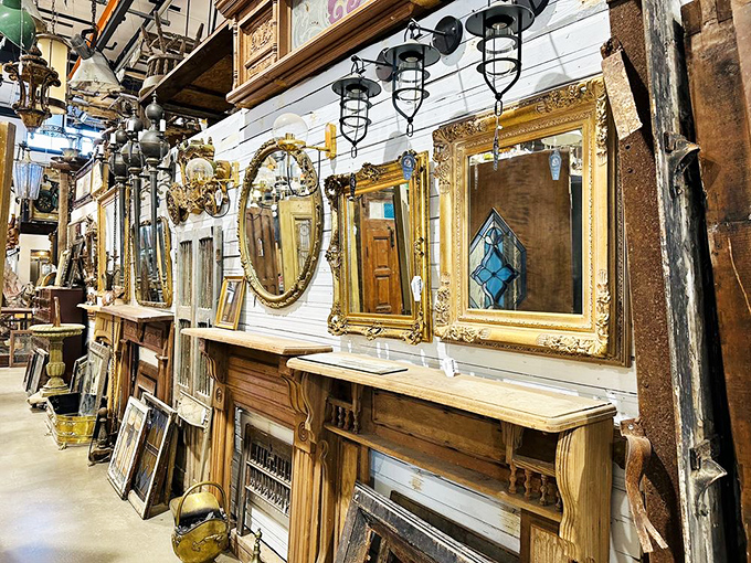 Mirror, mirror on the wall&mdash;or rather, dozens of them, from ornate gilded beauties to sleek vintage designs, all waiting for their second act.