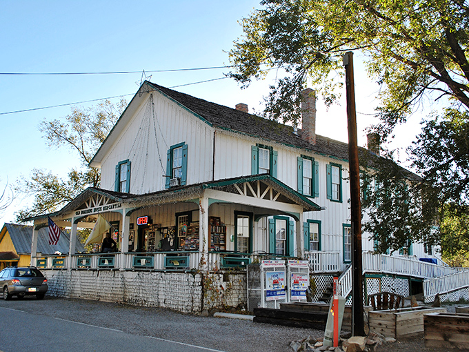 The Old Boarding House Mercantile stands as a time capsule from Madrid's mining days. Those weathered white walls have stories that would make your favorite history podcast jealous.