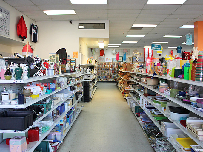 Aisle after aisle of kitchen possibilities, where your grandmother's favorite Pyrex pattern waits to be rediscovered and that perfect pasta pot hides in plain sight.