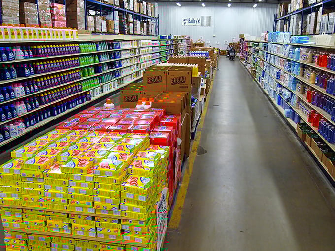 The cleaning aisle at Bailey's could make Marie Kondo weep with joy. Name brands stacked with military precision &ndash; your spring cleaning army awaits deployment.