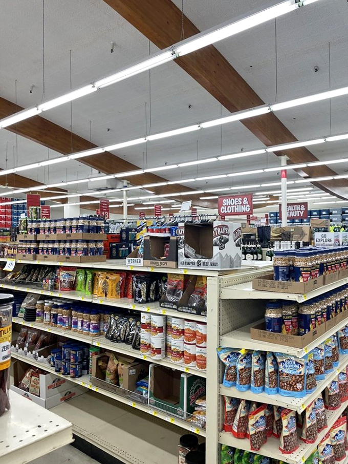 Personal care paradise! From Selsun Blue to Dove, the toiletries aisle offers brand-name essentials at prices that won't wash away your savings. 