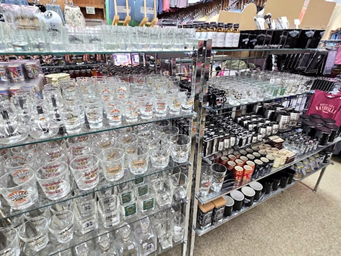 Need a liquid souvenir? This glass menagerie offers more ways to toast Nashville than there are songs about broken hearts.