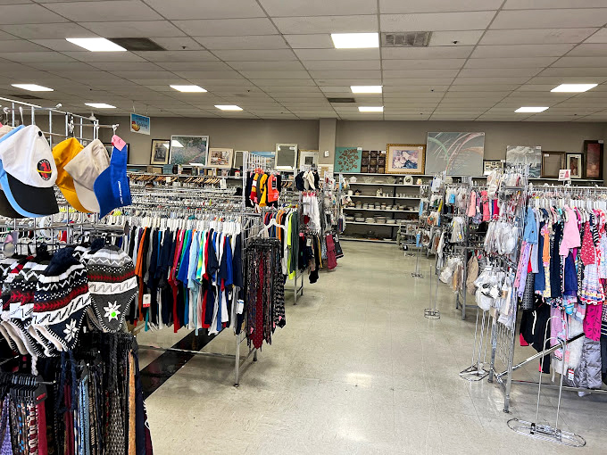 The women's department stretches toward the horizon like a sea of potential style upgrades. Fashion dreams don't require a fortune when you know where to look.
