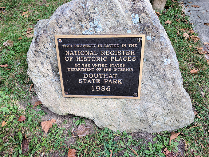 Not all badges of honor come on sashes&mdash;this 1936 National Register marker proves Douthat was Instagram-worthy long before Instagram existed.
