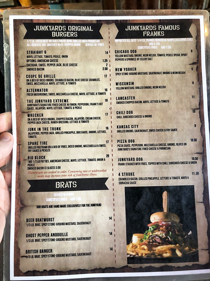 This isn't just a menu&mdash;it's a roadmap to flavor country. Each mechanically-named creation promises a different journey for your taste buds.