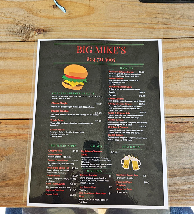 This menu isn't just a list of options&mdash;it's a roadmap to happiness with the "Triple Beast" serving as Mount Everest for serious eaters.