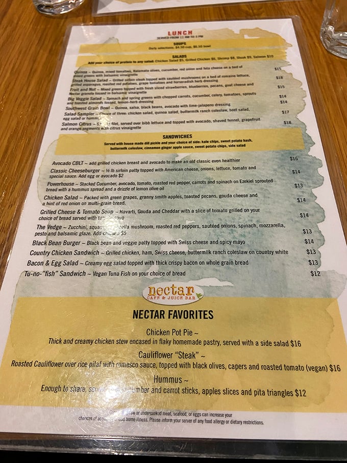 The menu reads like a love letter to fresh ingredients, where every dish tells a story and none of them end with regret.