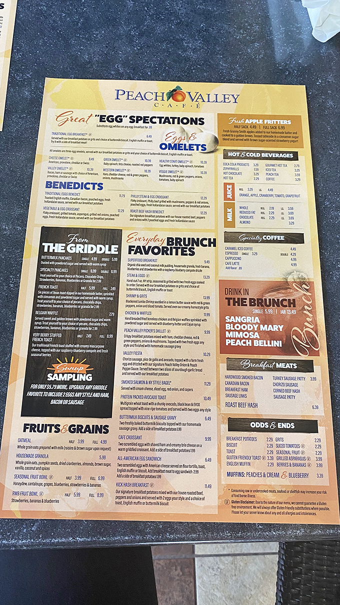 "Great Egg Spectations" isn't just a clever pun &ndash; it's a promise this menu delivers on with every single bite.