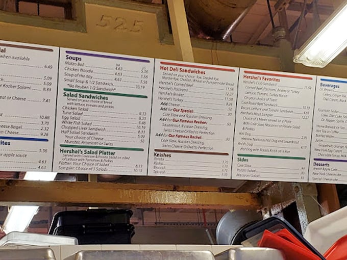 This menu isn't just a list of options&mdash;it's a roadmap to delicious decisions. Choose wisely, though each path leads to satisfaction.