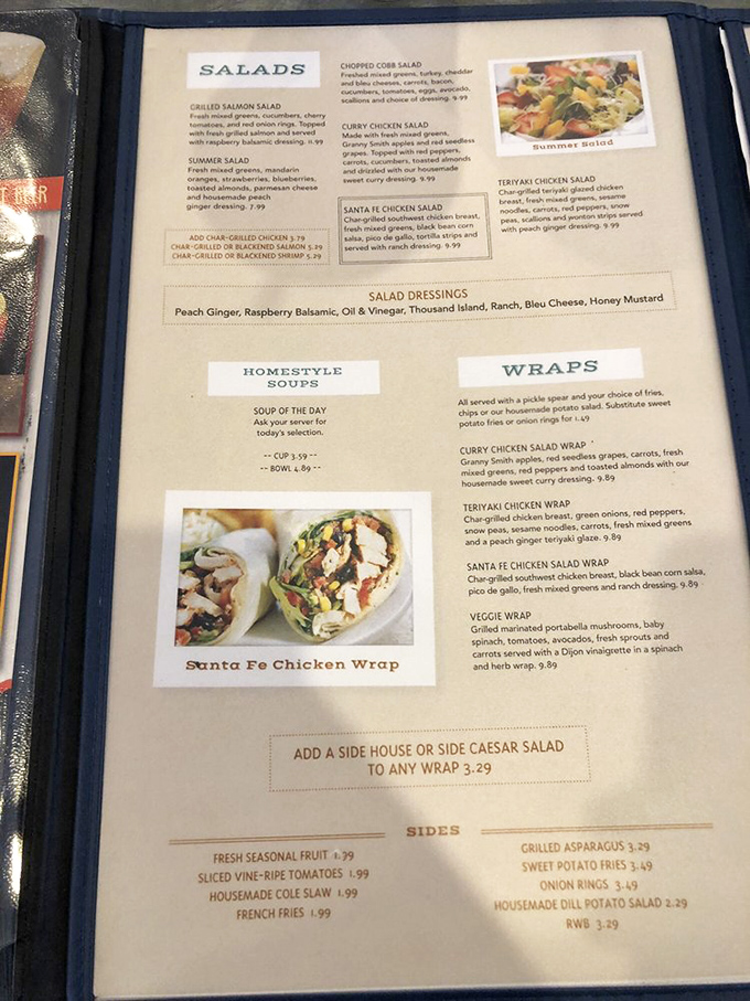 A menu that reads like a love letter to breakfast enthusiasts, where each option seems to whisper, "Choose me."