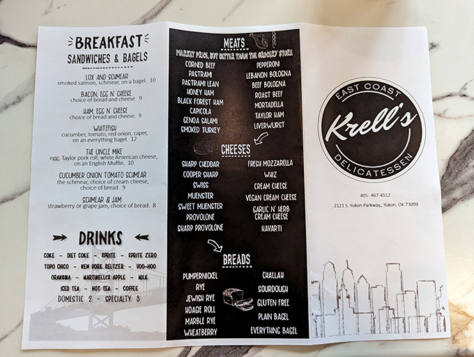 This menu isn't just a list of food&mdash;it's a passport to flavor country where every sandwich is worth the trip.