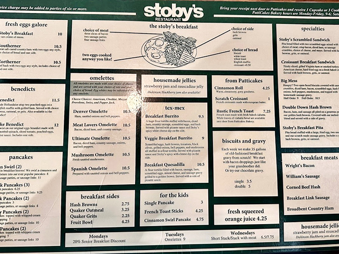 The menu at Stoby's reads like a love letter to comfort food &ndash; breakfast all day is the kind of policy that deserves a Nobel Prize.