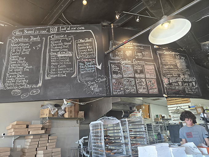 The chalkboard menu&mdash;a canvas of culinary creativity where decisions become torturous and "I'll take one of each" becomes a reasonable request.