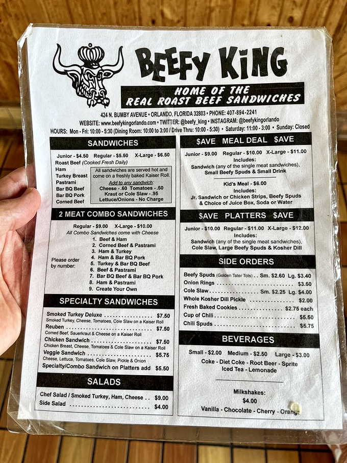 The menu at Beefy King reads like a love letter to simplicity&mdash;proof that when you do one thing exceptionally well, you don't need fancy culinary gymnastics.