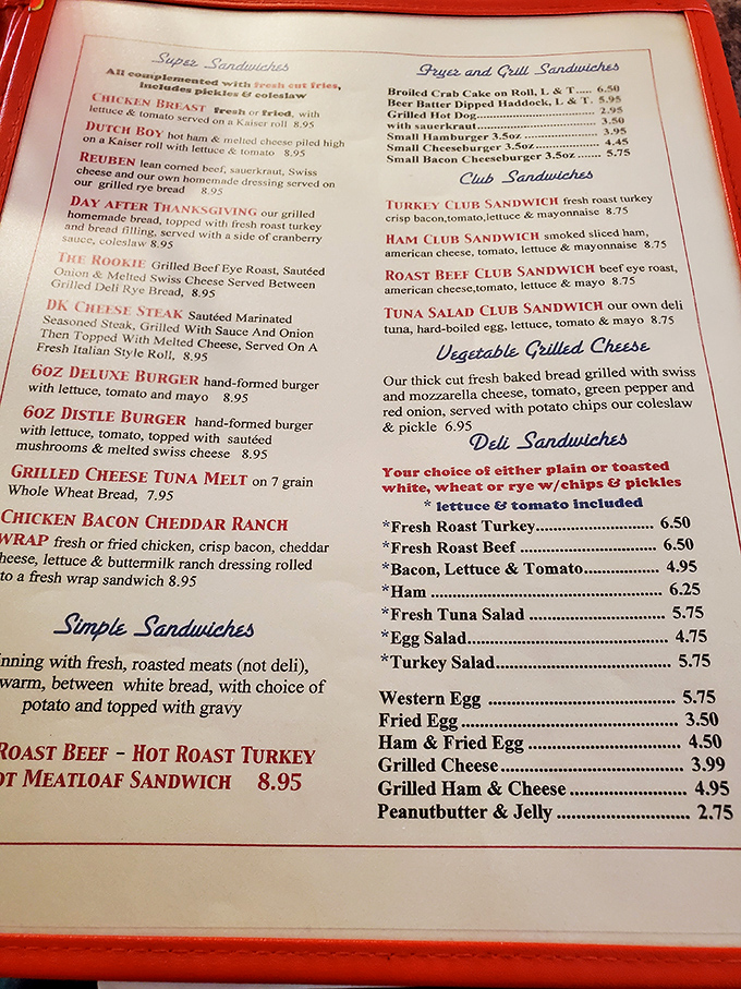 A menu that doesn't need fancy fonts or pretentious descriptions&mdash;just honest food that makes you wonder why you ever bothered with kale smoothies.