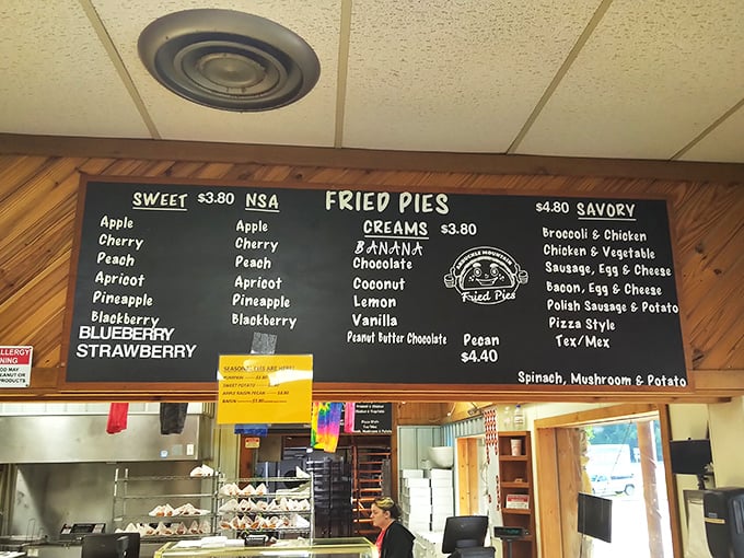 The menu board of dreams! Like a delicious periodic table of elements, each option promises its own unique flavor adventure. 