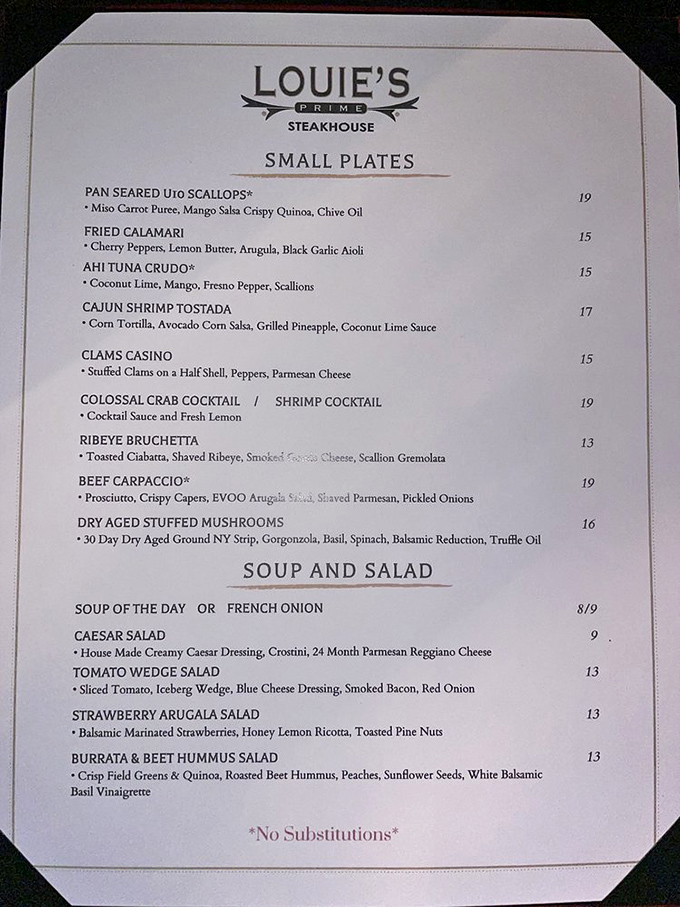 This isn't just a menu – it's a roadmap to happiness. Each item promises a flavor adventure worth every mile of your journey.