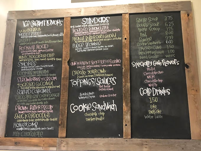 The chalkboard menu reads like poetry for your taste buds&mdash;each flavor a promise of happiness written in whimsical lettering. 