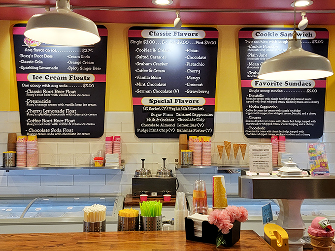 The menu board at Roxy's reads like a bucket list for your taste buds. Decision paralysis has never been so deliciously justified.