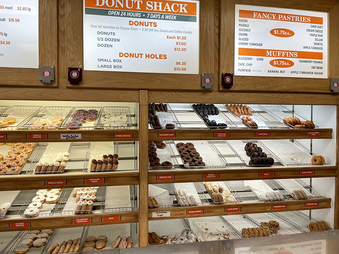 Simple menu, complex pleasures. When donuts are this good, you don't need fancy descriptions or artisanal buzzwords&mdash;just honest pricing and straightforward options.