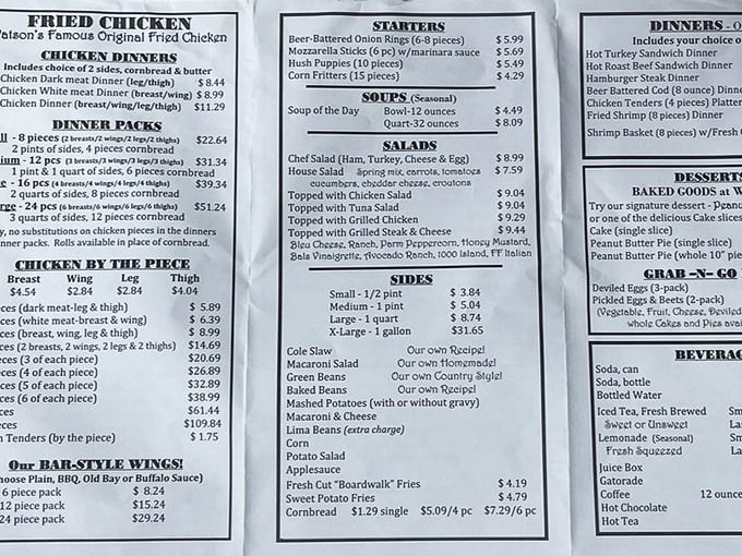 The menu at Watson's reads like a love letter to comfort food classics. Decisions, decisions&mdash;though you can't go wrong with anything fried.