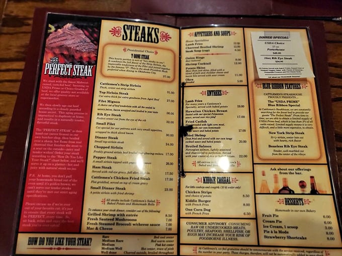 A menu that doesn't need Instagram filters &ndash; just honest descriptions of what might be the best meal of your Oklahoma adventure.