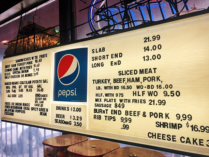 This menu board is Kansas City's version of fine literature&mdash;a simple, straightforward poem to smoked meat that needs no elaborate explanation.