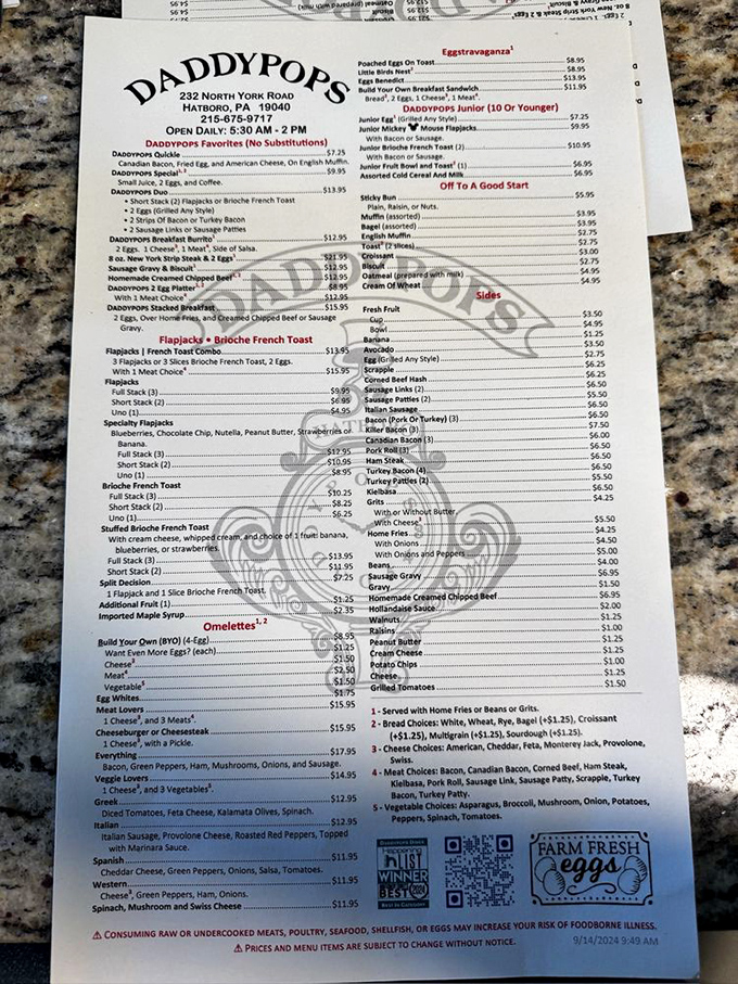 This menu isn't just a list of food&mdash;it's a roadmap to happiness. Each item represents a potential memory waiting to be made.