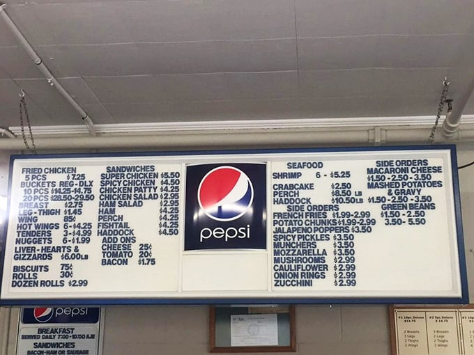 The menu board at Miller's speaks the universal language of comfort food&mdash;no fancy descriptions needed when the food has been perfected over decades.