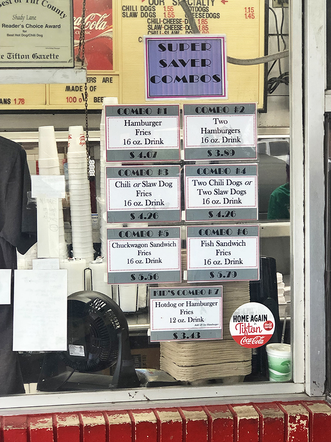 Combo deals that haven't changed in decades. Why mess with perfection when you've already mastered it?