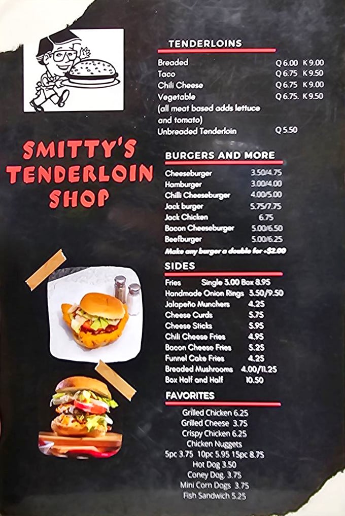 A menu that doesn't need a translator&mdash;just straightforward comfort food with the star attraction front and center. No foam, no smears, no pretension.