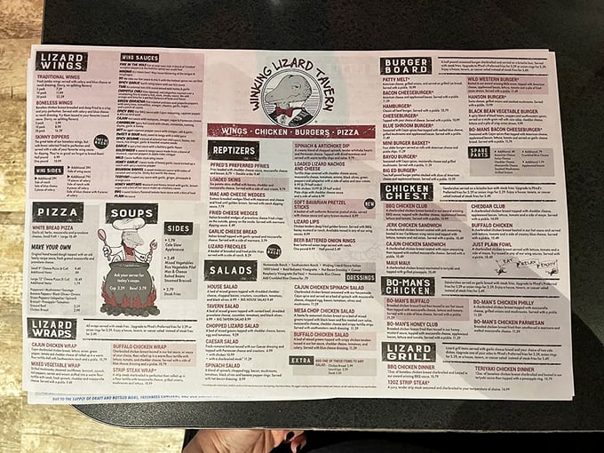 A menu that requires strategic planning and multiple visits. The indecisive diner's equivalent of climbing Everest without oxygen.