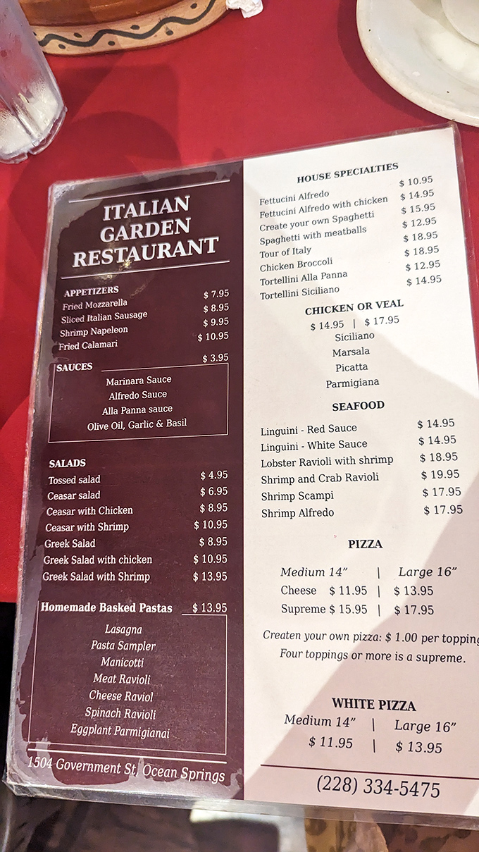 This menu isn't trying to reinvent Italian cuisine &ndash; it's honoring tradition with dishes your grandmother would recognize and approve of immediately.