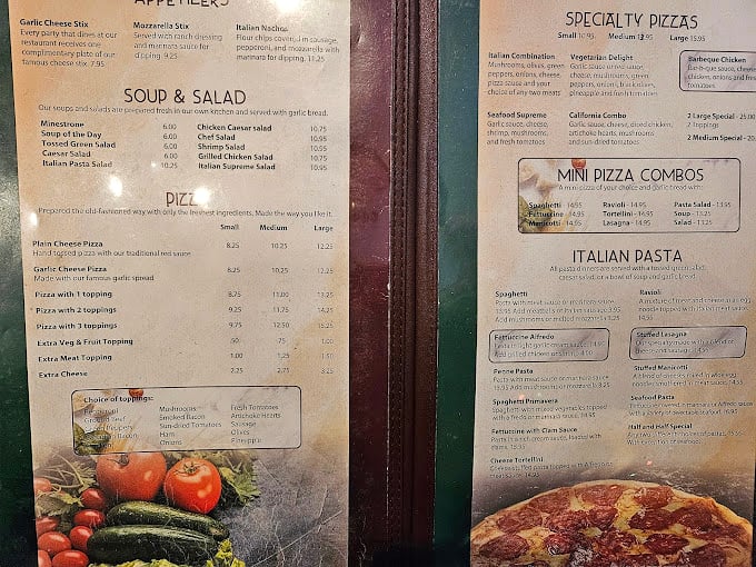 A menu that reads like an Italian love letter. Each dish promises a relationship worth committing to, especially that spaghetti.