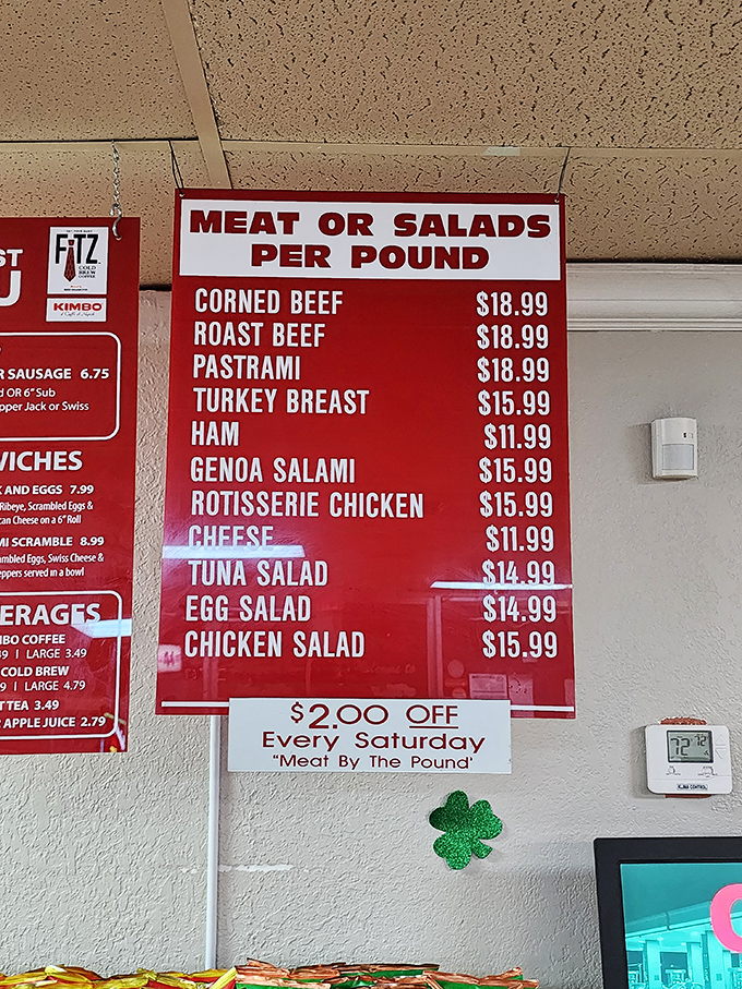 The menu board at Mr. M's reads like poetry to the hungry. Each line promises satisfaction without pretension.