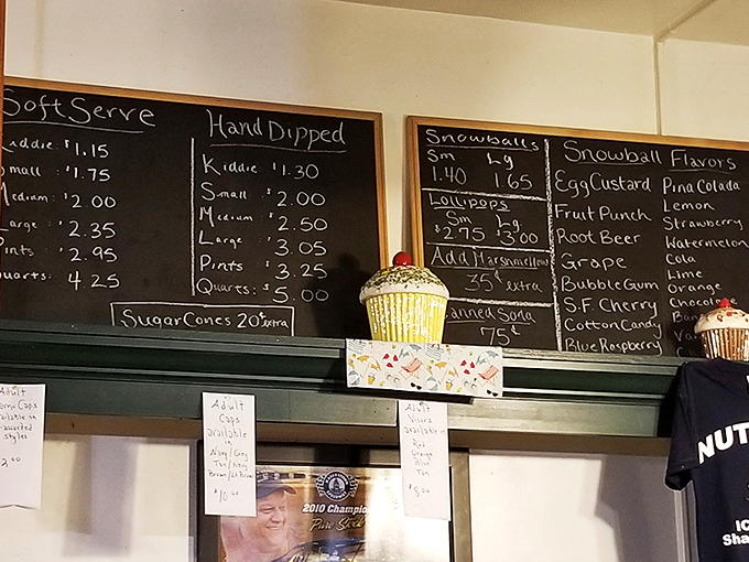 The chalkboard menu&mdash;a masterpiece of simplicity&mdash;offers life's most important decisions without the anxiety of too many options.