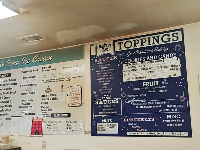 The menu board is like a roadmap to happiness &ndash; each flavor and topping a different destination for your taste buds to explore.
