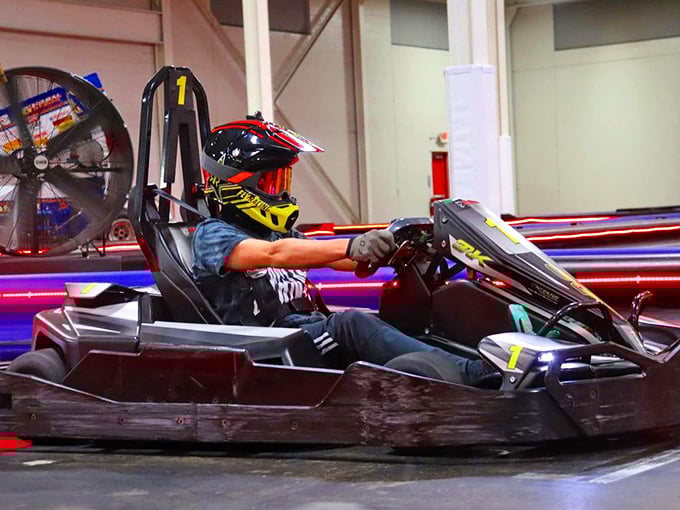 Victory Lane becomes a confetti-filled celebration of speed and skill. These junior racers are collecting trophies and bragging rights in equal measure. Photo