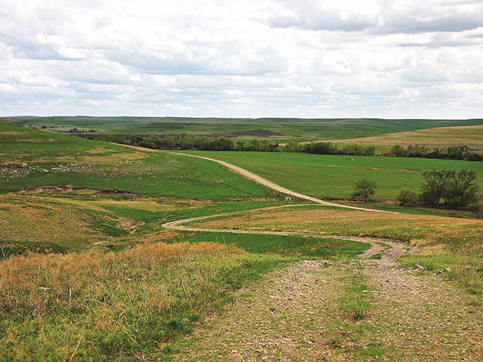 Mother Nature showing off her landscaping skills. No wonder the Flint Hills make regular appearances on Kansas postcards.