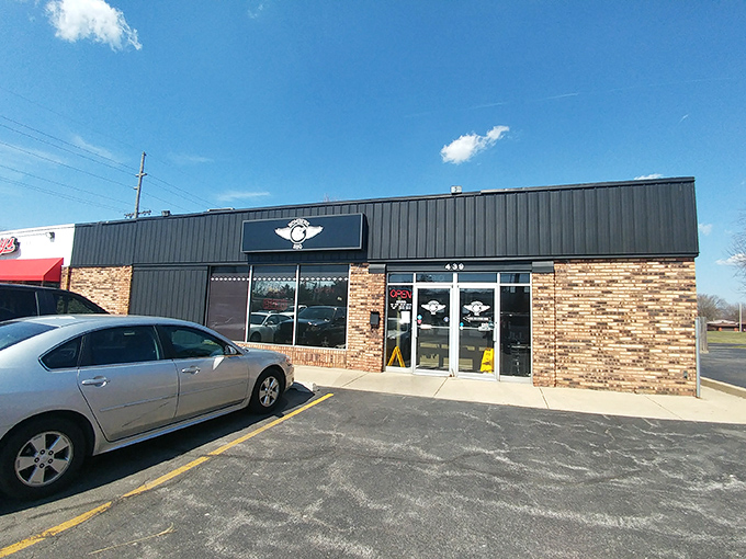 Bombers BBQ keeps it simple outside so they can focus on the explosion of flavors inside. Smart strategy!