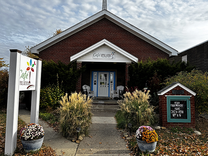 Cafe Appalachia: "Former church turned breakfast sanctuary &ndash; proving that food can be a religious experience, especially when biscuits are involved."