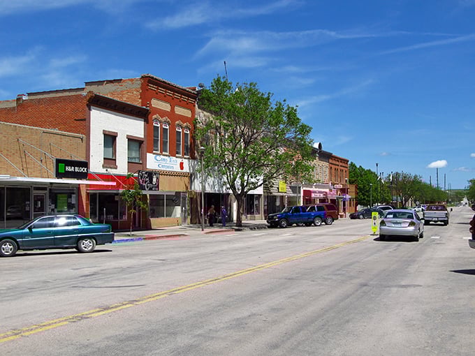 Chadron's western storefronts stand shoulder-to-shoulder, like old friends who've weathered a century of prairie storms together.