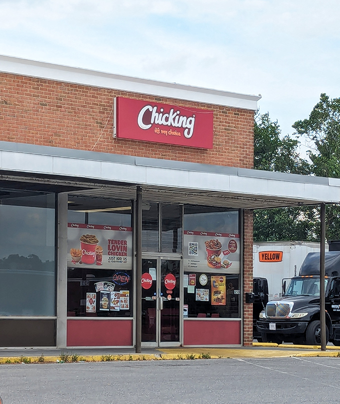 Chicking might look like just another storefront, but inside waits fried chicken that will make your day do a happy dance.