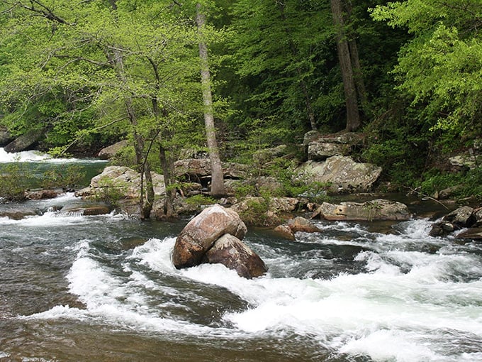 DeSoto State Park: Water doesn't just flow here&mdash;it dances, splashes, and performs nature's version of a Broadway show among these sun-dappled rocks.