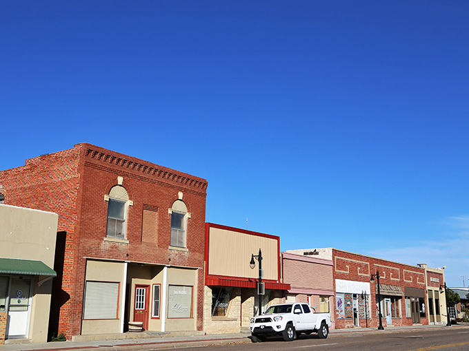 Dighton's classic Main Street could be a movie set for "Small Town America," complete with brick buildings and prices from a gentler era.