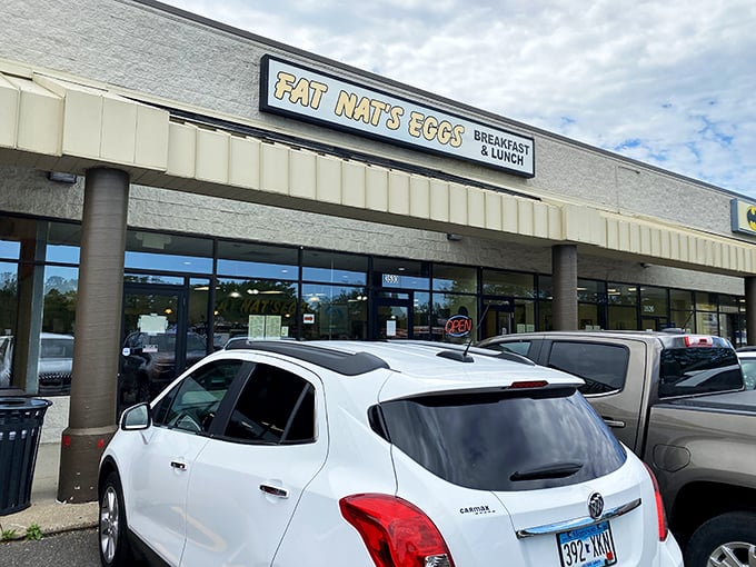 Fat Nat's Eggs - where the name tells you exactly what they do best, and they do it better than that fancy brunch spot downtown.