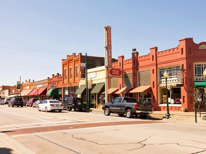 Church steeples and water towers &ndash; the unofficial skyline of small-town Texas where neighbors still wave when they drive by.