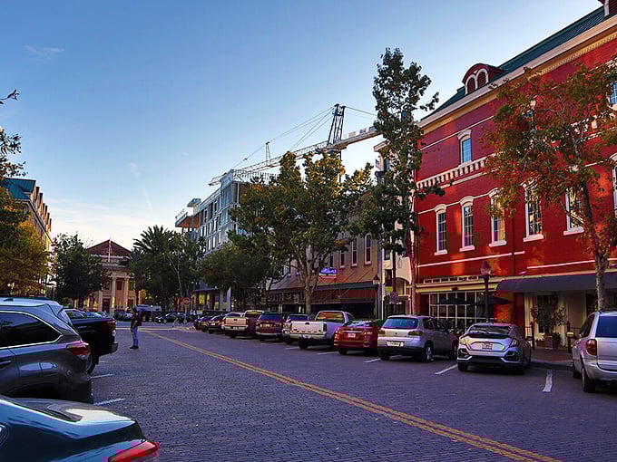The red brick buildings of Gainesville stand like friendly sentinels, guiding visitors through a downtown that perfectly balances beachy and sophisticated.