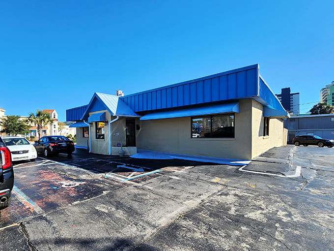 Harry's Breakfast Pancakes keeps it simple on the outside &ndash; saving all the excitement for what's on your plate.