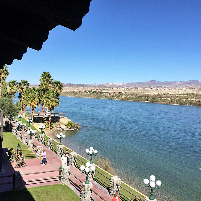 Laughlin's riverfront promenade offers million-dollar Colorado River views at prices that won't send your retirement budget downstream.